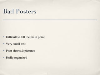 Poster presentation | PPT