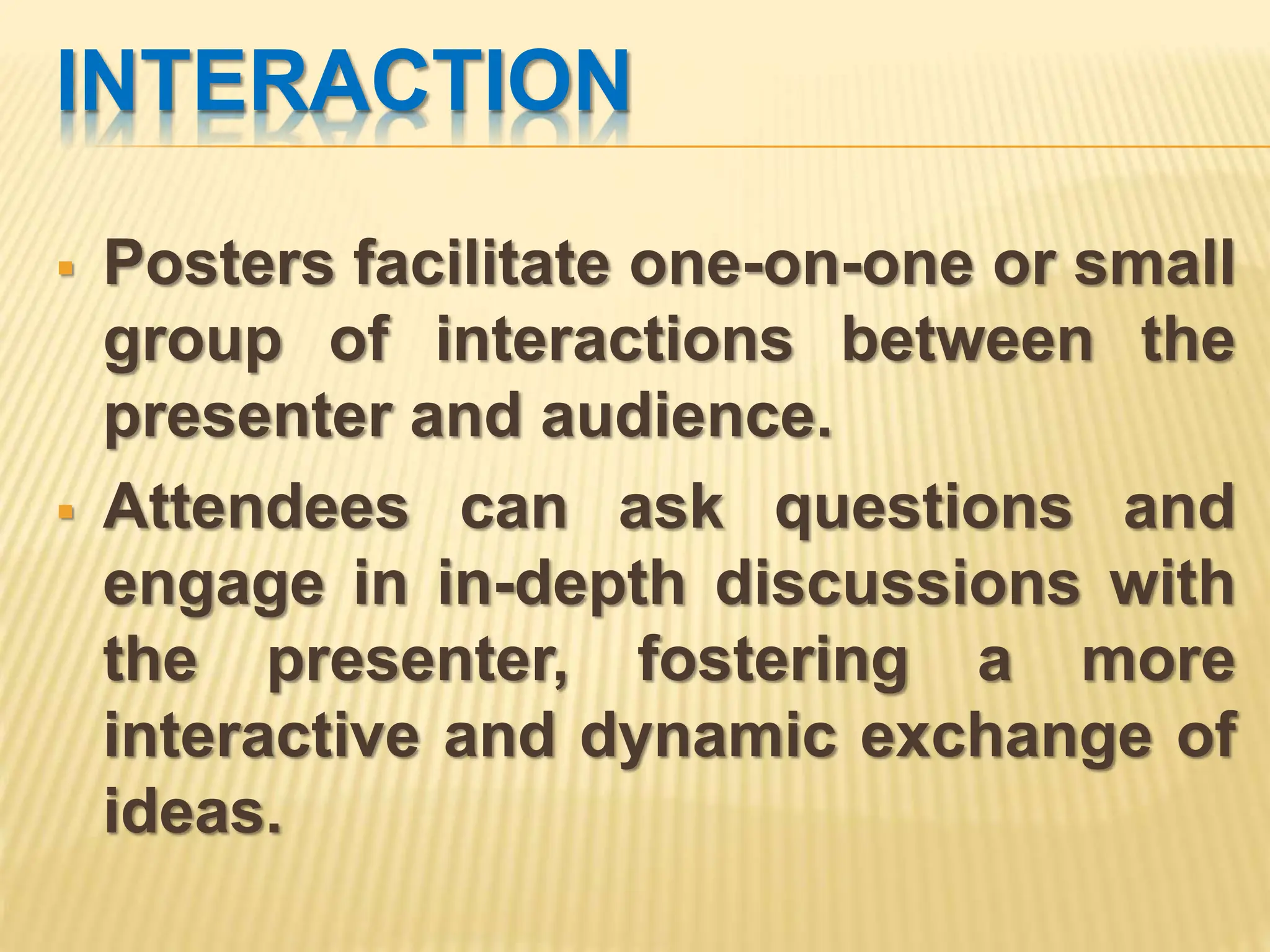 Poster presentation.pptx clearly outline thr purpose of your poster | PPTX