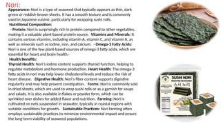Seaweed as an herbal fast food and as a safe nutraceutical food.... | PPTX