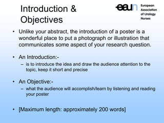 Poster Presentation EAUN online tool | PPTX
