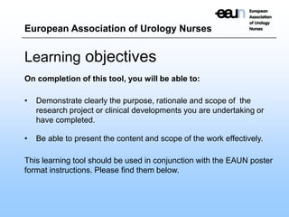 EAUN Poster Presentation Tool 2024 | PPTX