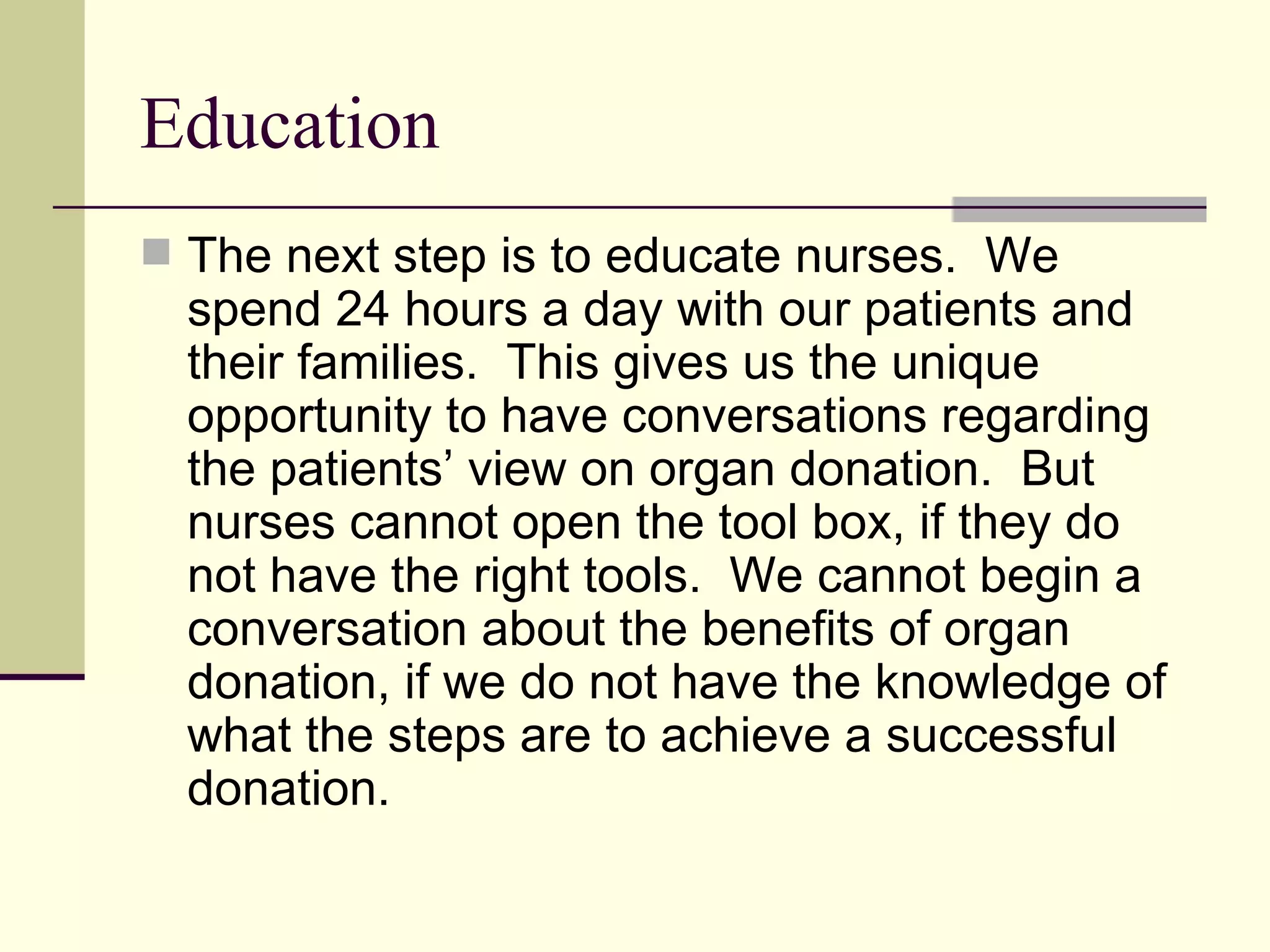 Poster presentation organdonation_marchese-mcbride_b | PPT | Medical Health