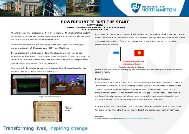 Poster presentations non PowerPoint