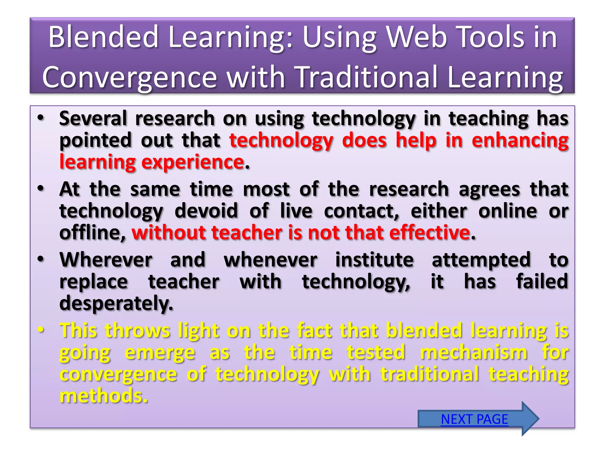 Blended Learning: Kiosk Based Poster presentation | PPSX