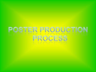Poster production | PPT