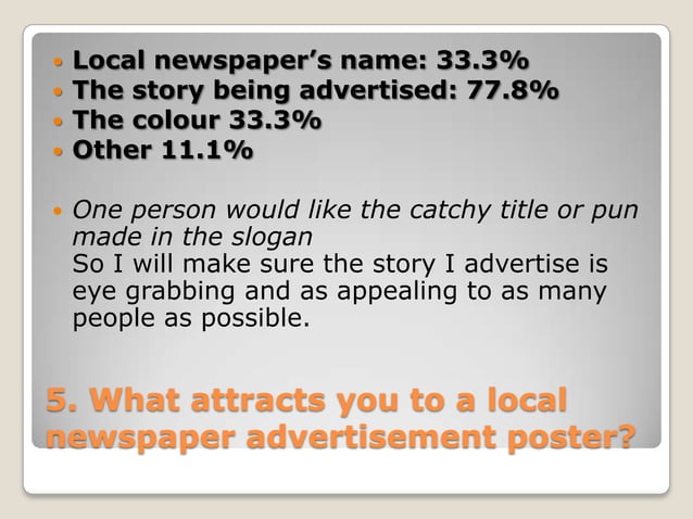 Poster questionnaire | PPTX