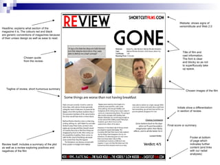 Poster & Review Analysis | PPT