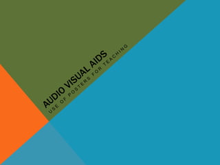 Posters, its types and use in education | PPTX