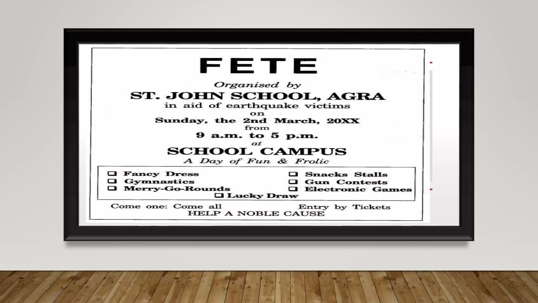 Posters writing | PPT