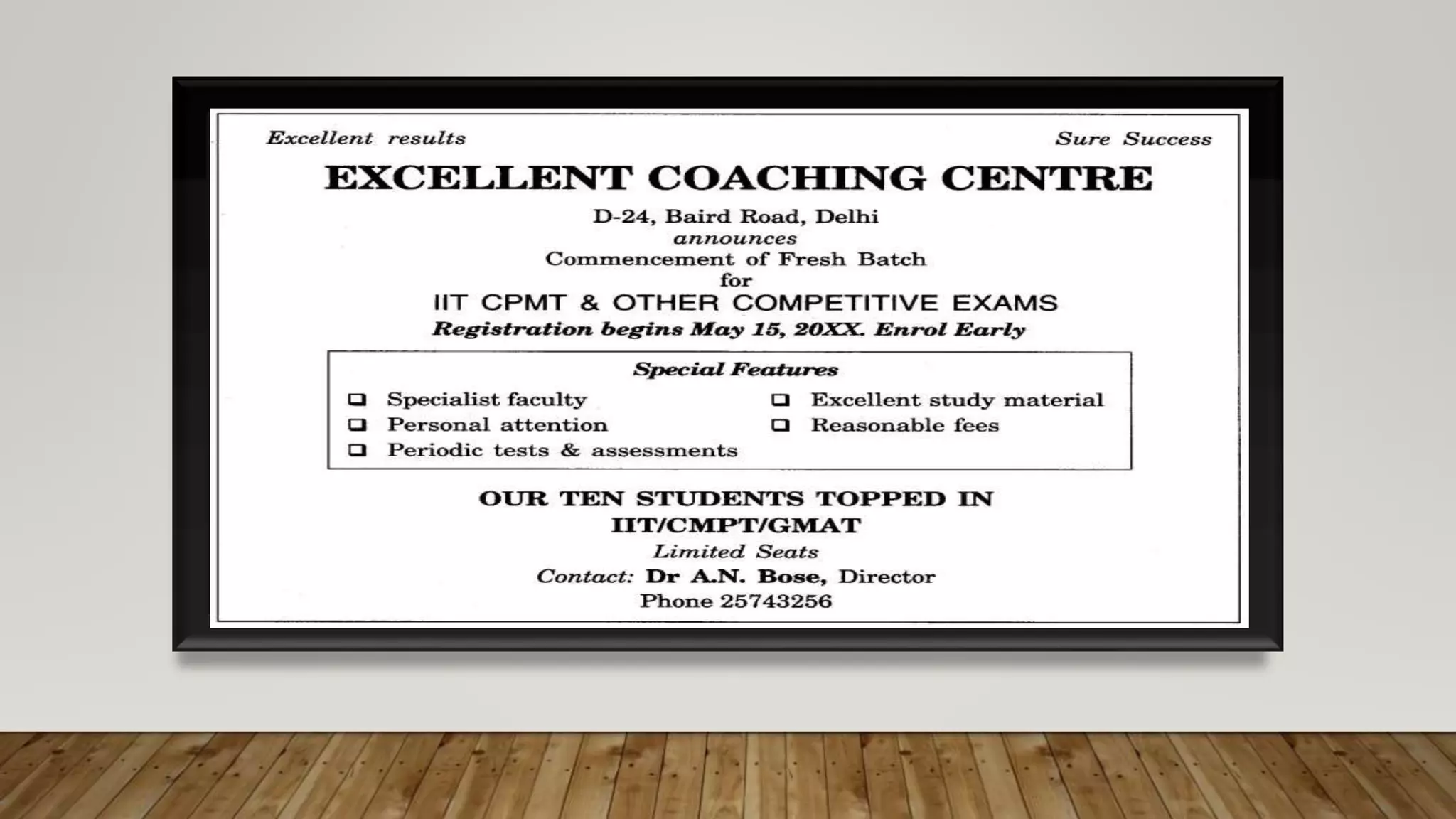 Posters writing | PPT