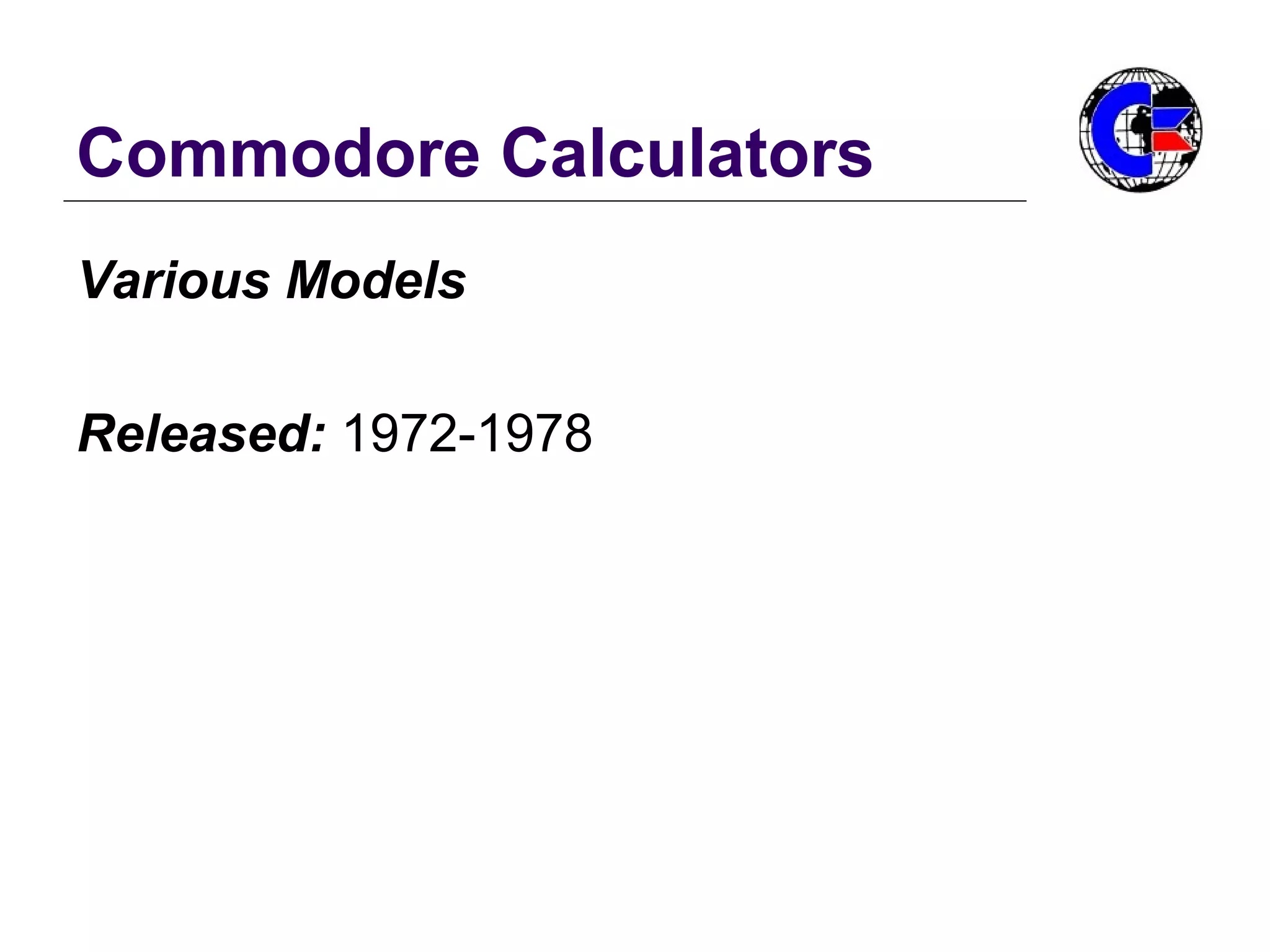 World of Commodore 2009 Posters | PPT