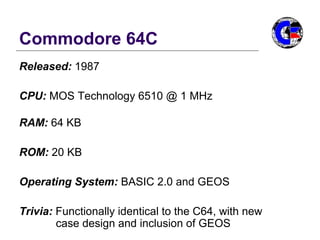 World of Commodore 2009 Posters | PPT