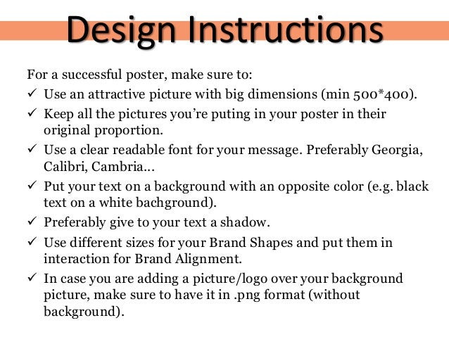 Posters' Creation Tool