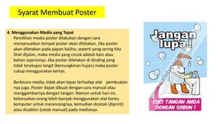 Poster sebagai media informasi | PPTX
