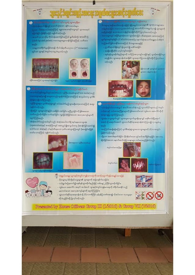 Posters for oral health care | PDF