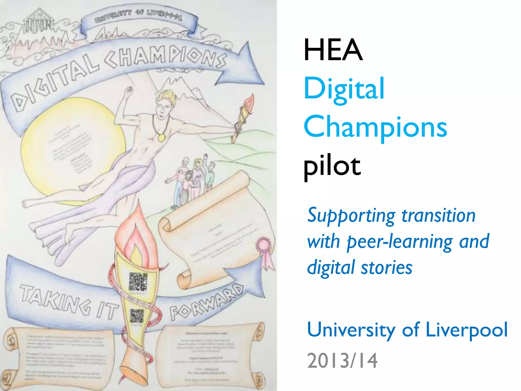 Poster slides for tablet hea digital champions | PPT