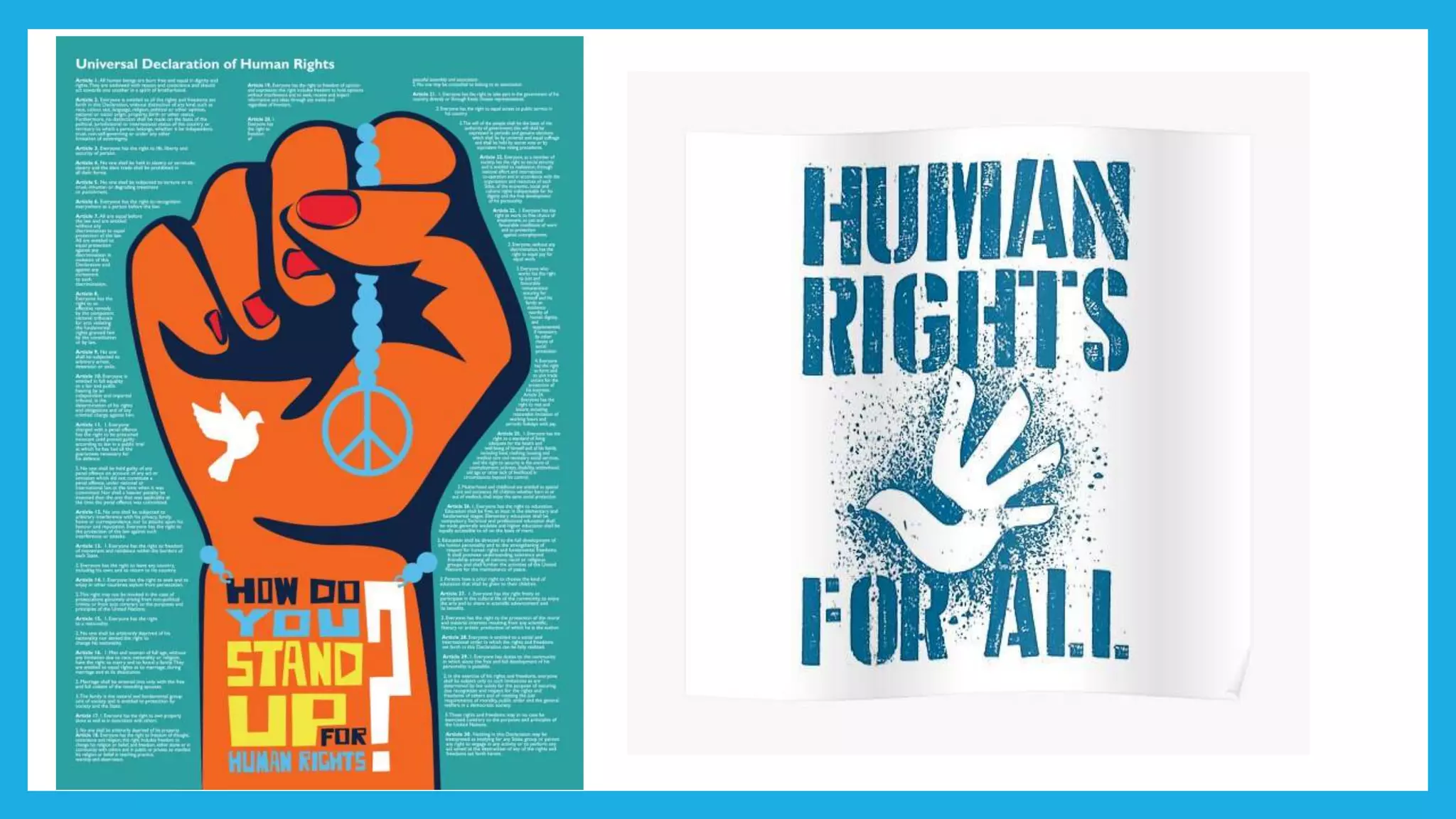 Posters of the human rights | PPTX