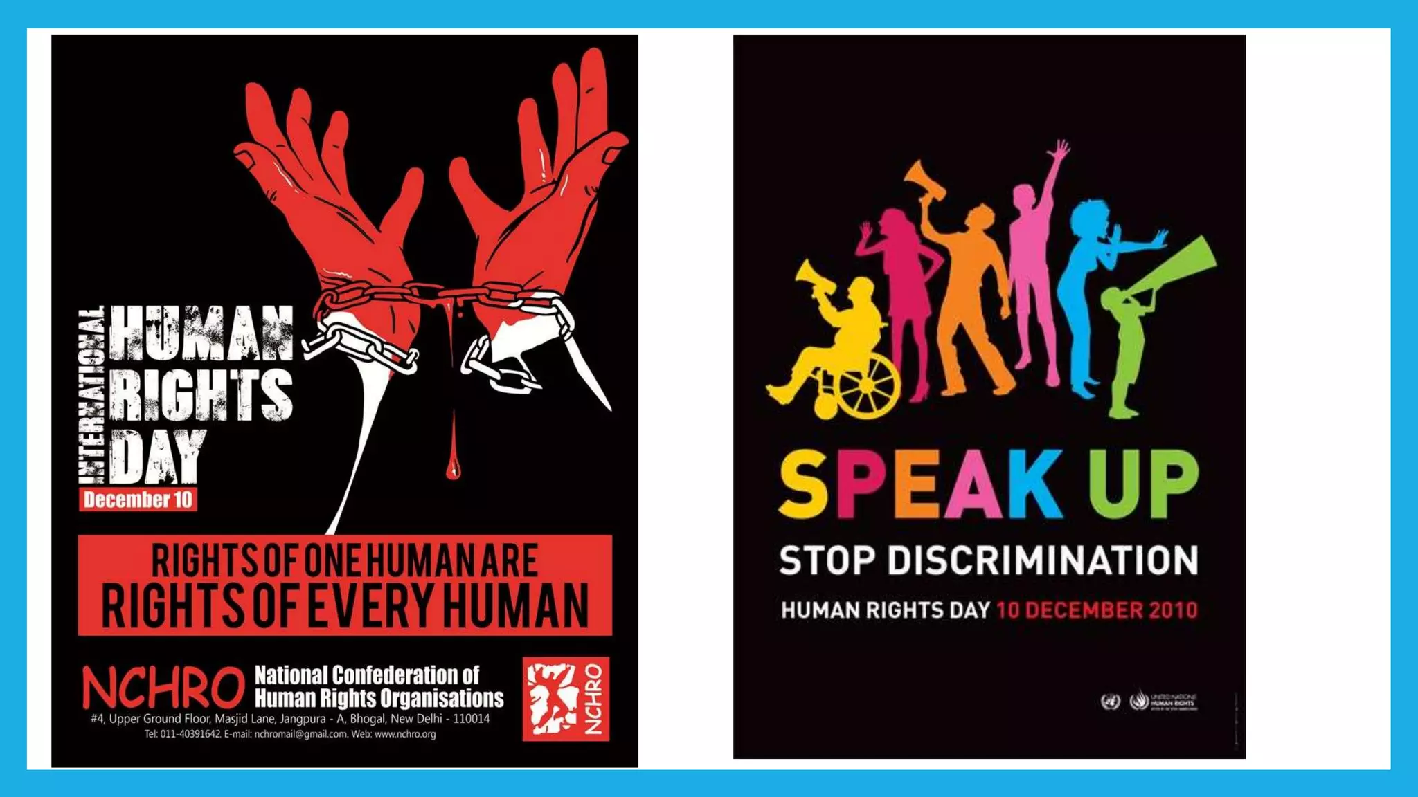Posters of the human rights | PPTX