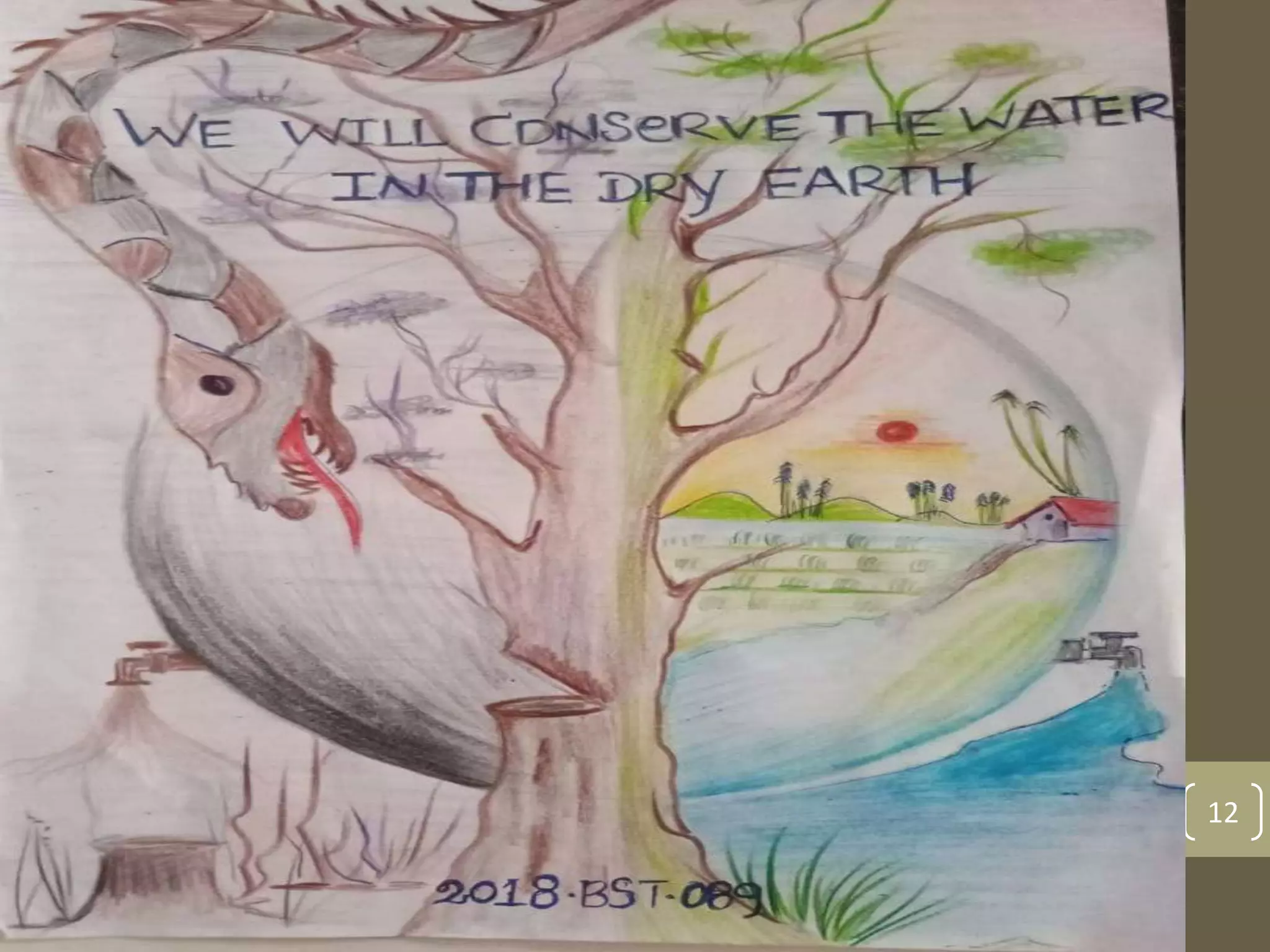 Posters on water conservation | PPTX