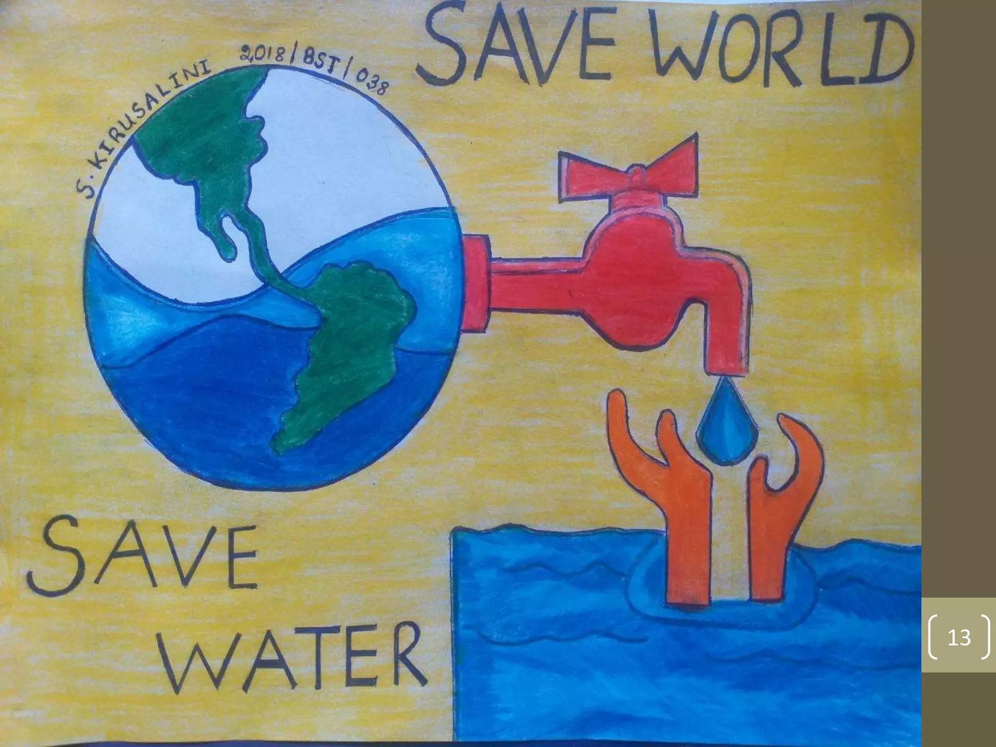 Posters on water conservation | PPTX