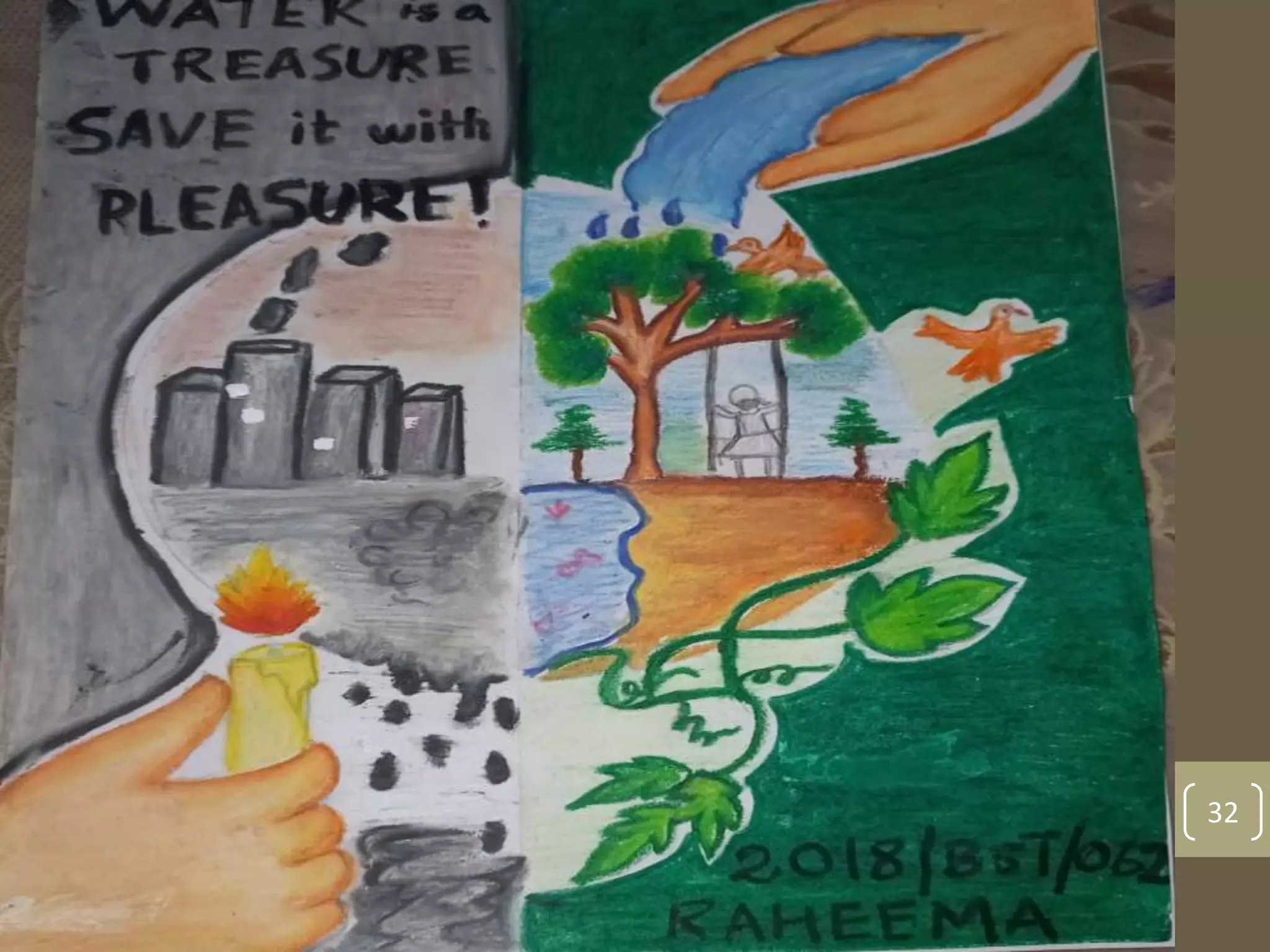 Posters on water conservation | PPTX