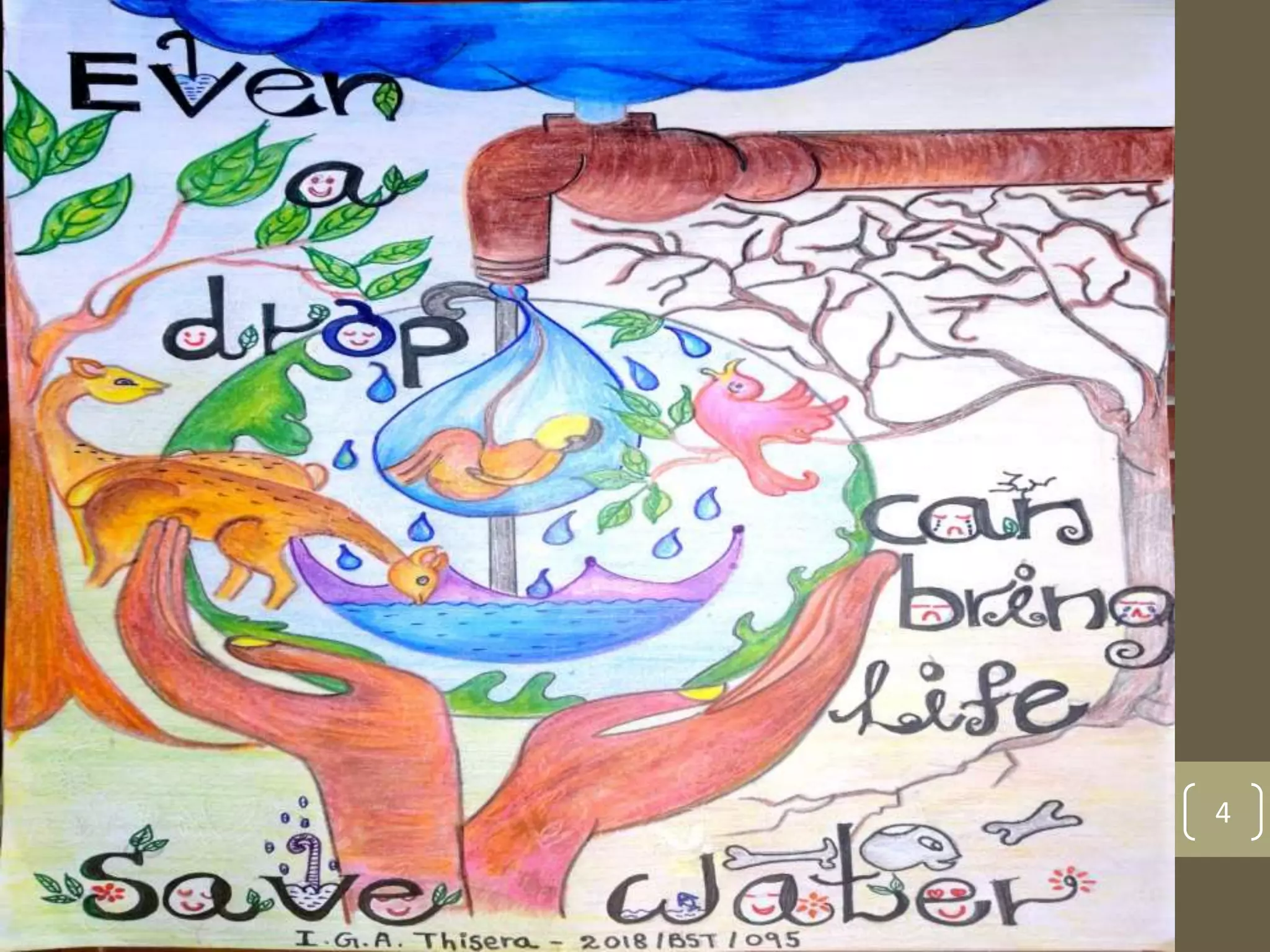 Posters on water conservation | PPTX