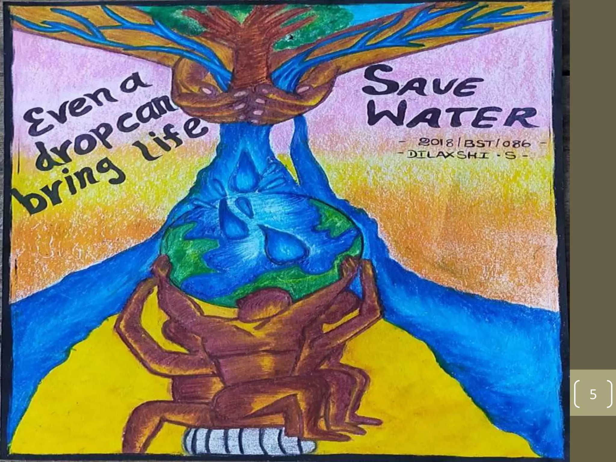 Posters on water conservation | PPTX