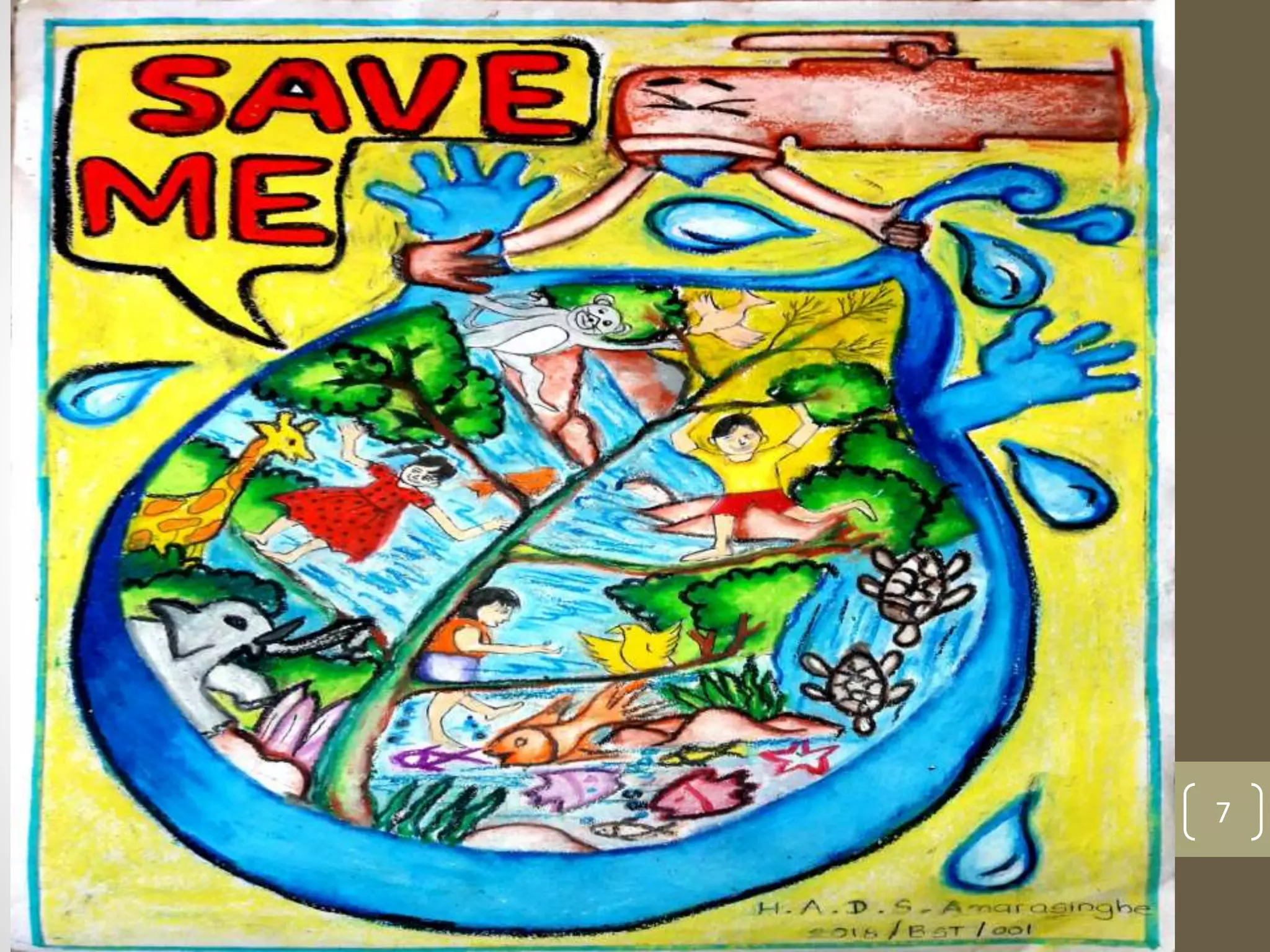 Posters on water conservation | PPTX