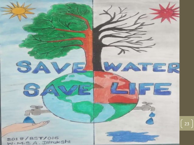Posters on water conservation | PPTX