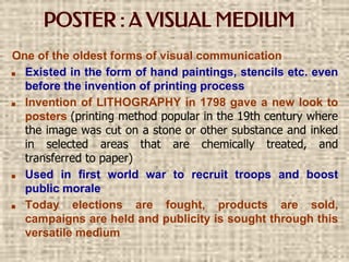 Poster Design: Elements, Layout, Colors, Logo & Visual Appeal | PDF