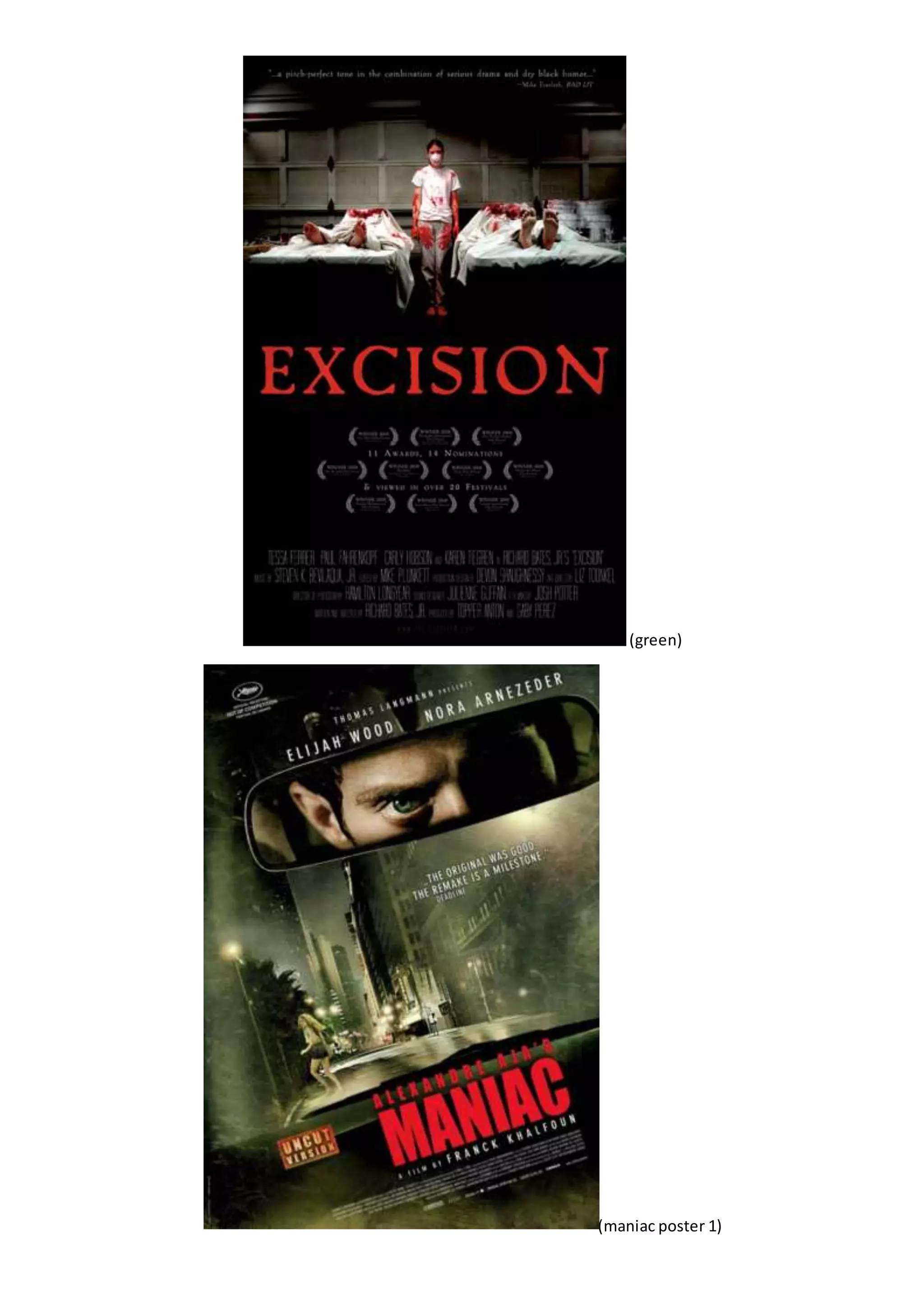 Posters to analyse | DOCX