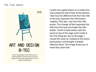 Poster summer assignment ad | PPT