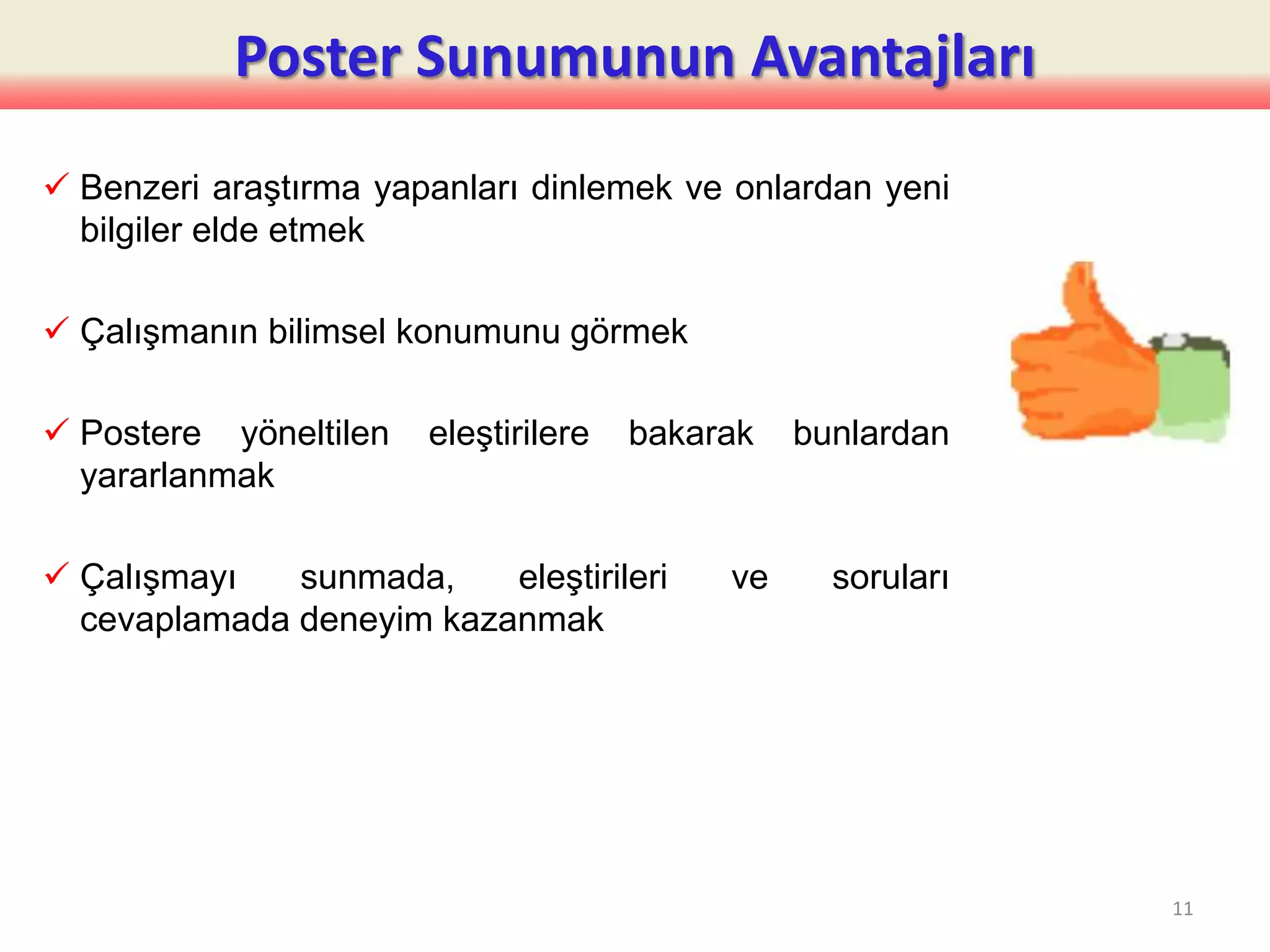 Poster sunumu | PPTX