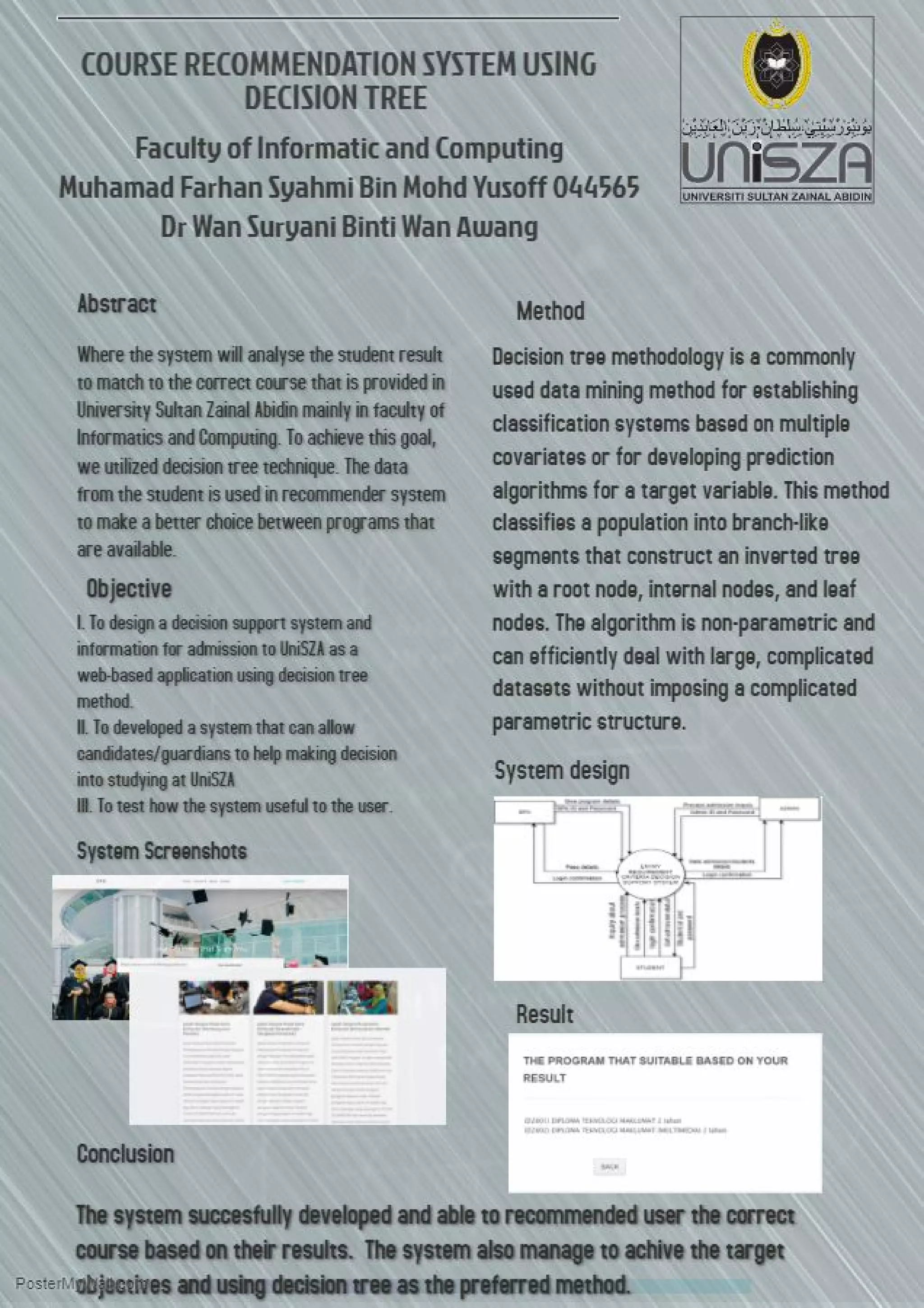 Poster for fyp 2 | PDF