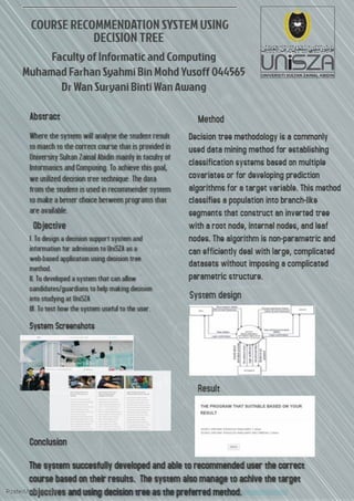 Poster for fyp 2 | PDF