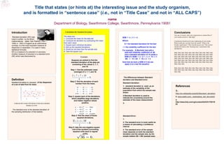 Poster template | PPT