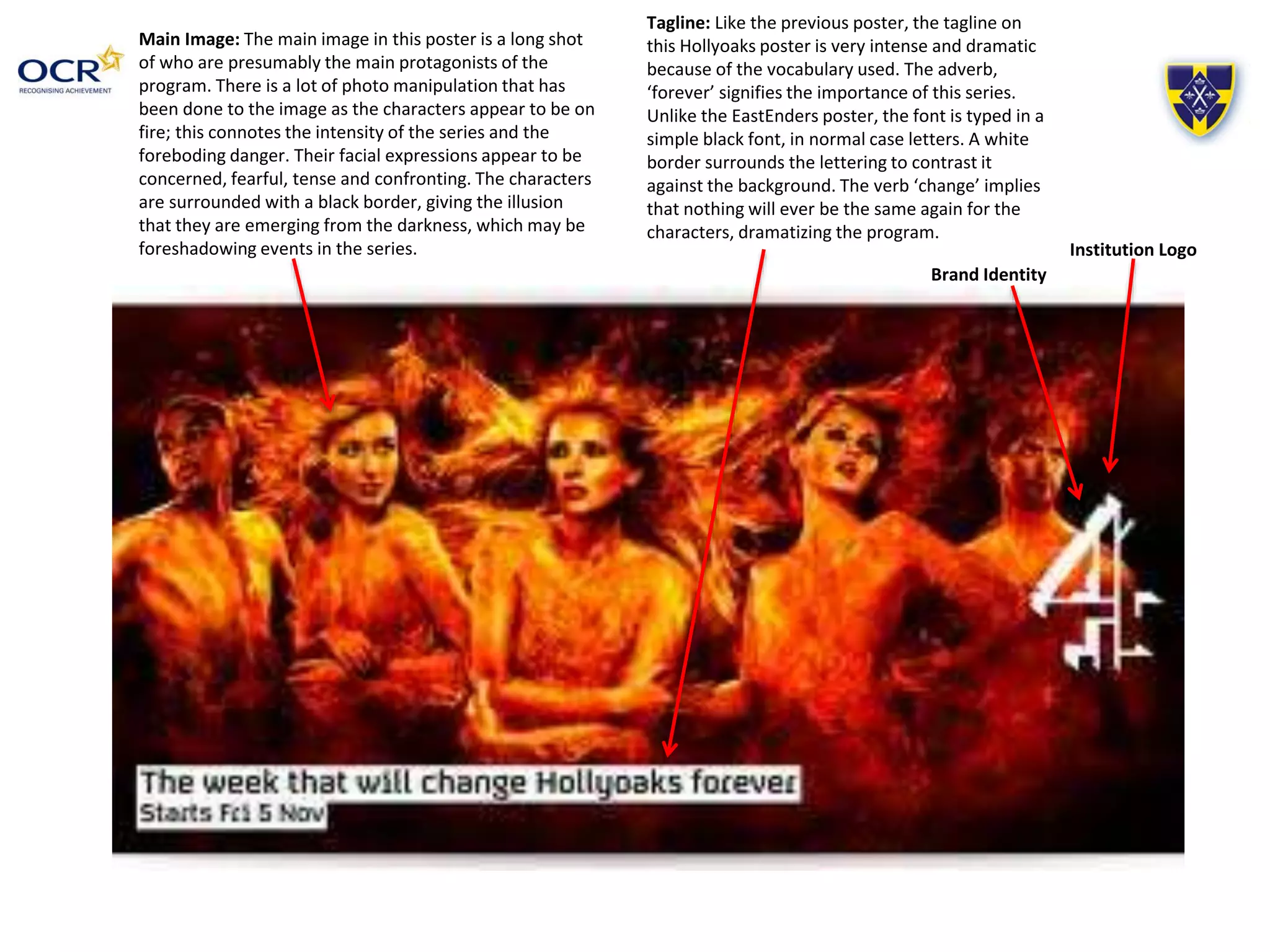 Poster Textual Analysis - Unit G324 | PPTX | Social Networking | Internet