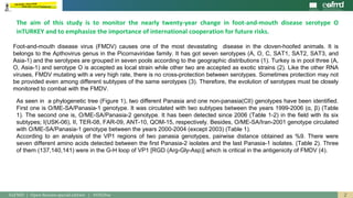 OS20 - Monitoring to combat Foot and Mouth Disease virus serotype O from 1999 to the present in ...