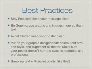 Poster tutorial | PPT