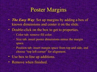 How to make a Poster Presentation in PowerPoint | PPT