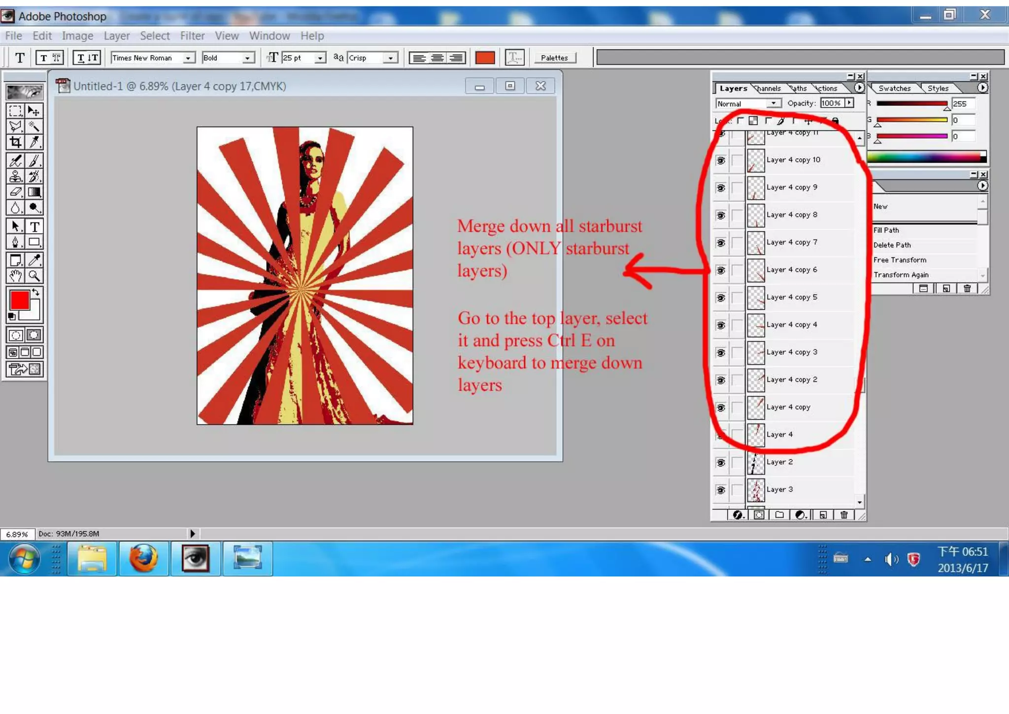 Poster tutorial (shepard fairey starburst) (1) | PDF | Politics