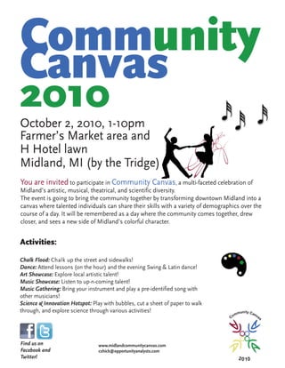 Community Canvas Poster - White | PDF