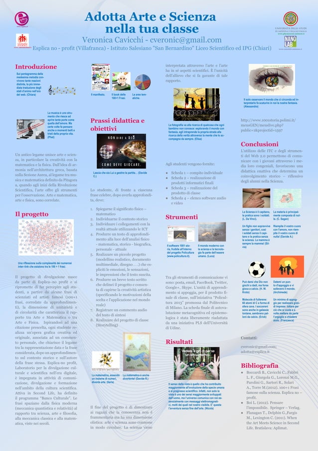 Adotta Arte e Scienza nella tua classe | PDF