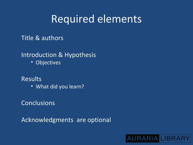 Posterworkshop Auraria Library | PPT