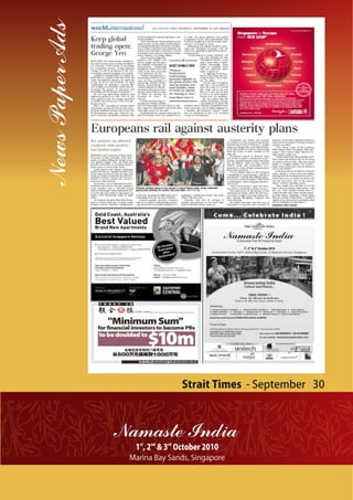 Times Namaste India - Singapore | PDF