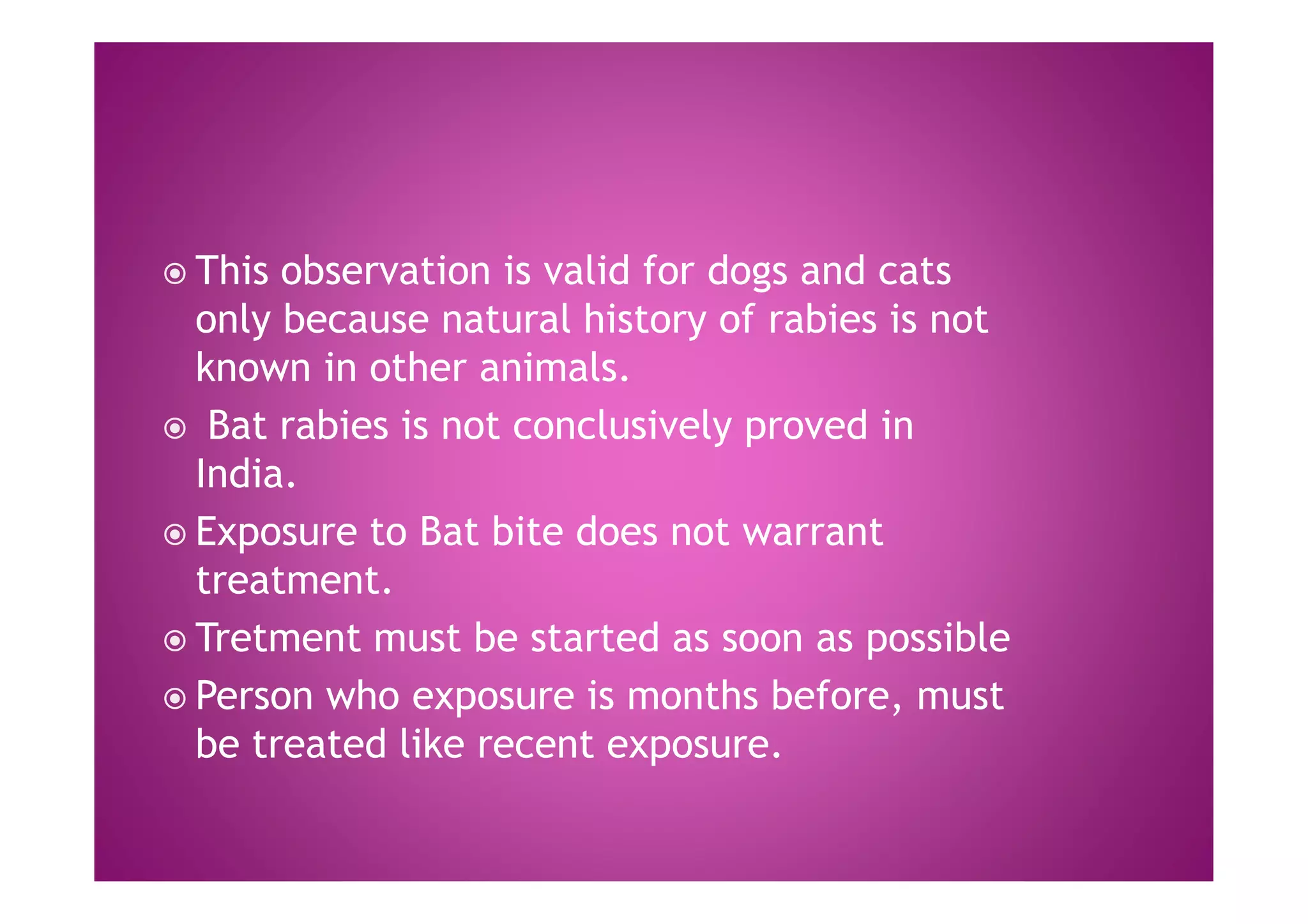 Post exposure prophylaxis in Rabies | PDF