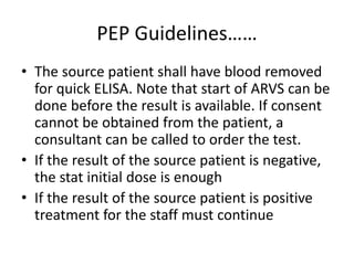 Post Exposure Prophylaxis.pptx