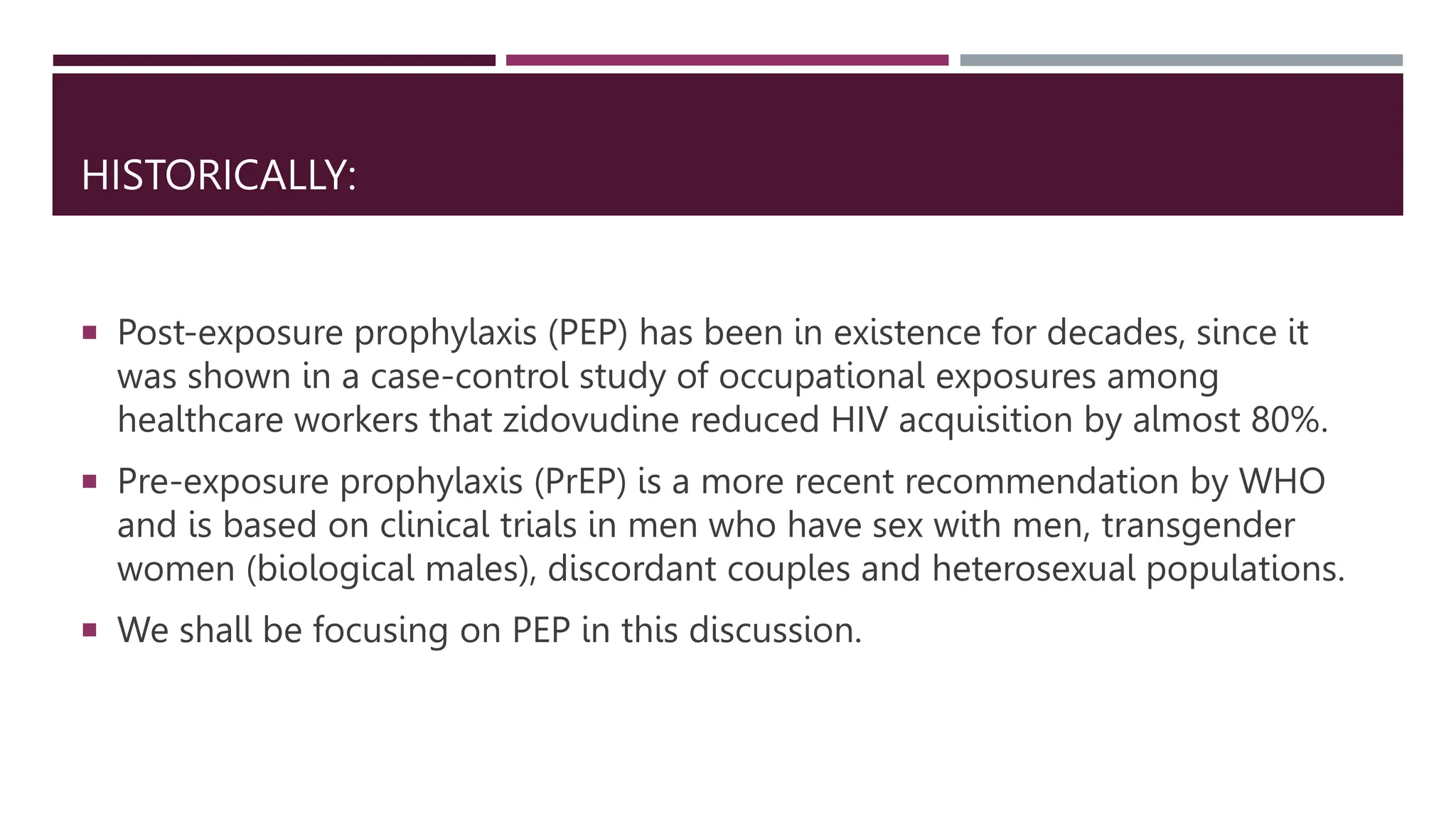 Post Exposure Prophylaxis by Dr Dele | PPTX