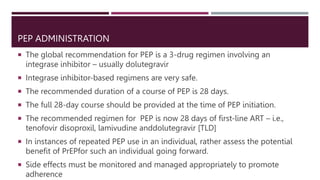 Post Exposure Prophylaxis by Dr Dele | PPTX