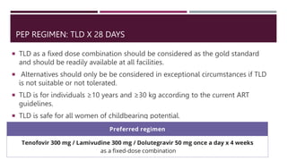 Post Exposure Prophylaxis by Dr Dele | PPTX